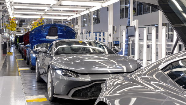 Aston Martin Factory - Vantage & Rapide AMR Assembly Line | Aston Martin AU