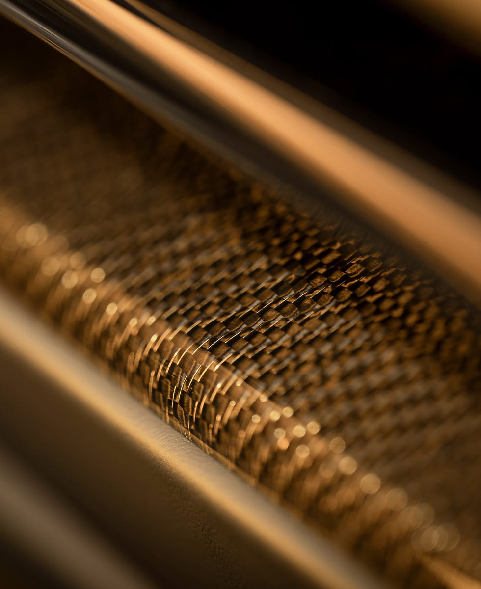 Aston Martin DB12 Goldfinger Edition's custom inlaid gold weave is ...