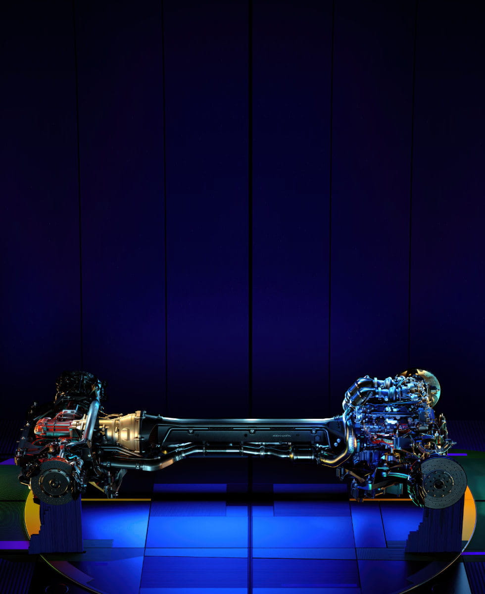 LOW CENTER OF GRAVITY FROM TRANSAXLE MOUNTED GEARBOX